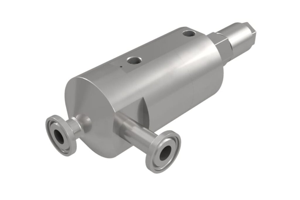 Valvola NC doppio step Ø55 Tri-Clamp 1/2 | Valvola asettica di processo