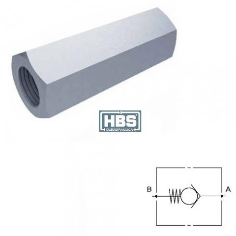 One-way valve – max flow rate 90-150 l/min – max pressure 700 bar for ...